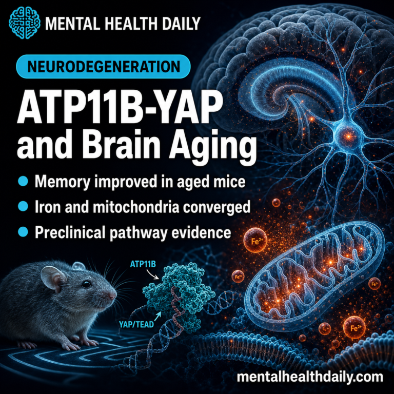 ATP11B-YAP Pathway Improved Memory and Ferroptosis in Aged Mice ...